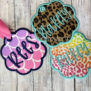 Custom Personalized Backpack Tags, Custom Bag Tags, Personalized ...