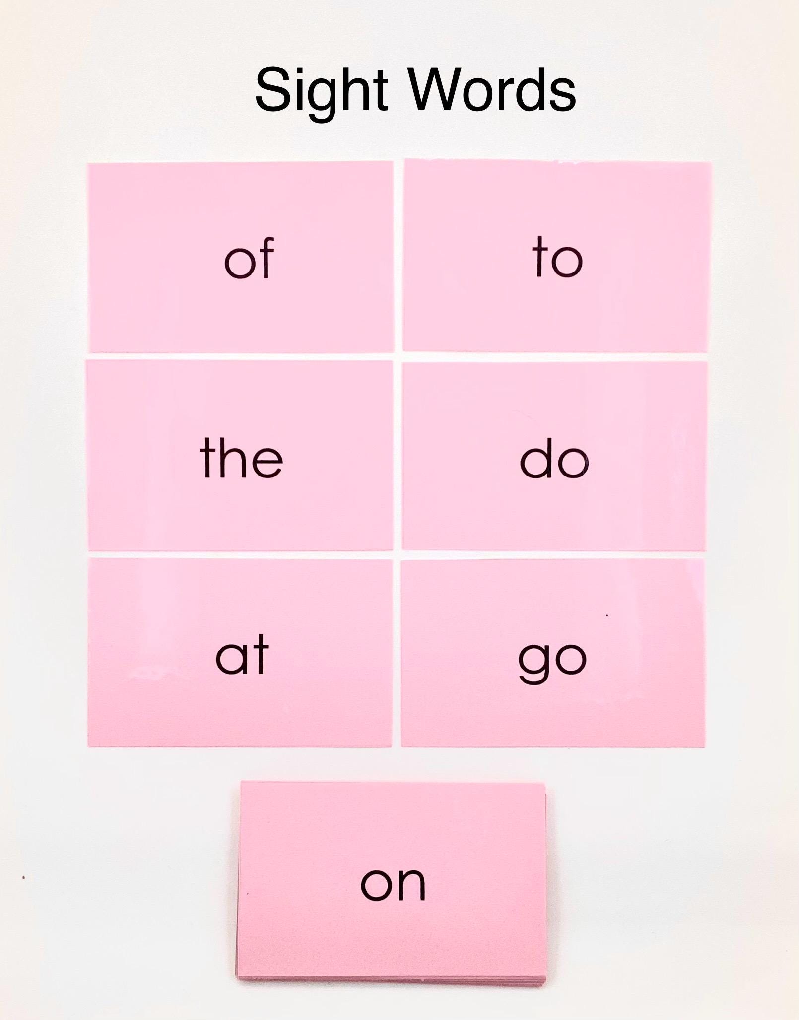 Montessori Pink Series Full Set - Etsy