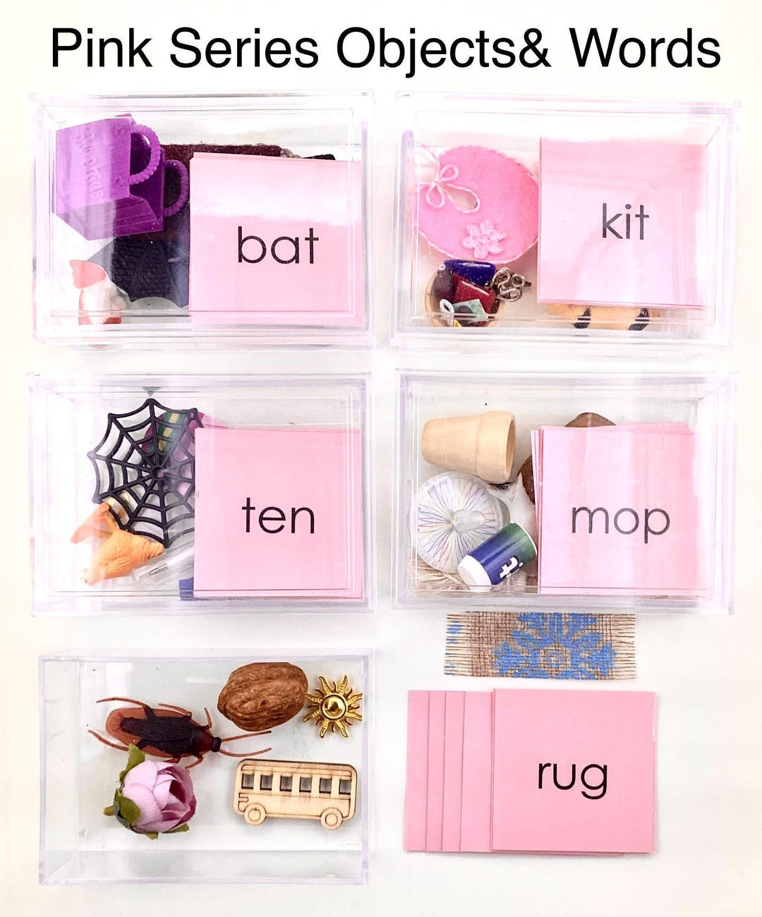 Montessori Pink Series Full Set - Etsy