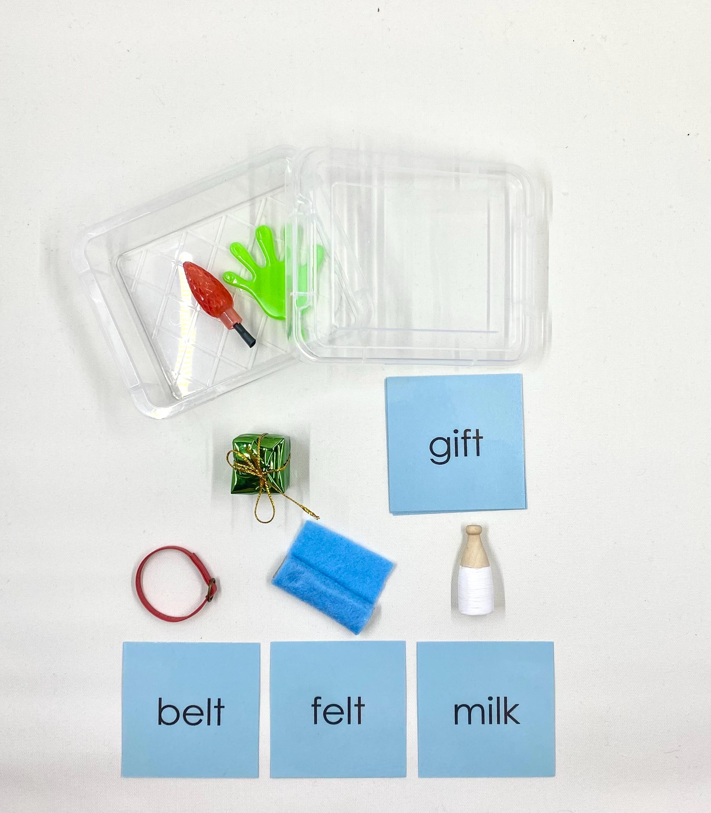 Montessori Blue Series Objects and Corresponding Words - Etsy