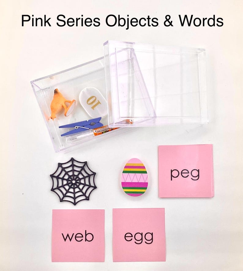Montessori Pink Series Full Set - Etsy