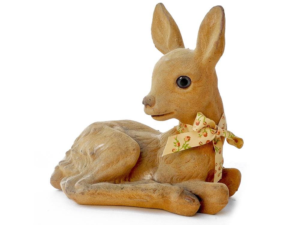Felted Bambi Figure - Etsy