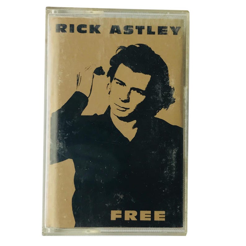 CASSETTE - Rick Astley - Etsy