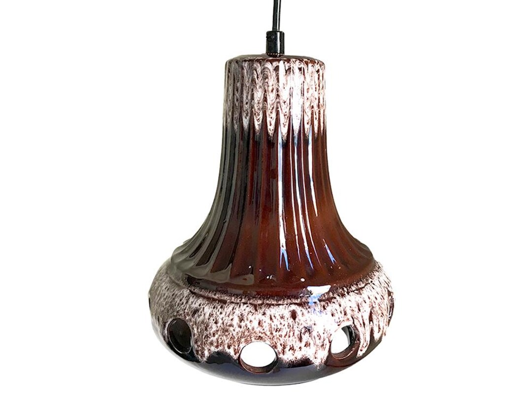 Small Ceramic Vintage Sixties Pendant Lamp PROMO - Etsy