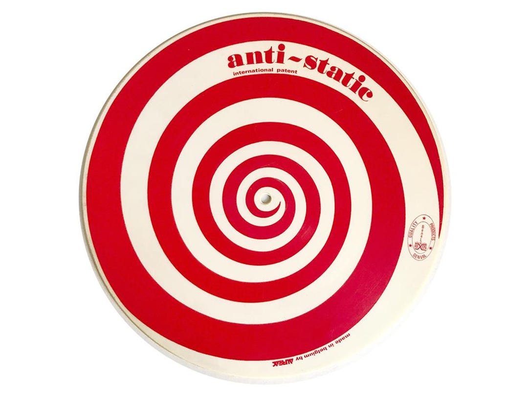 Vintage Anti-static Plate for Record Player - Etsy