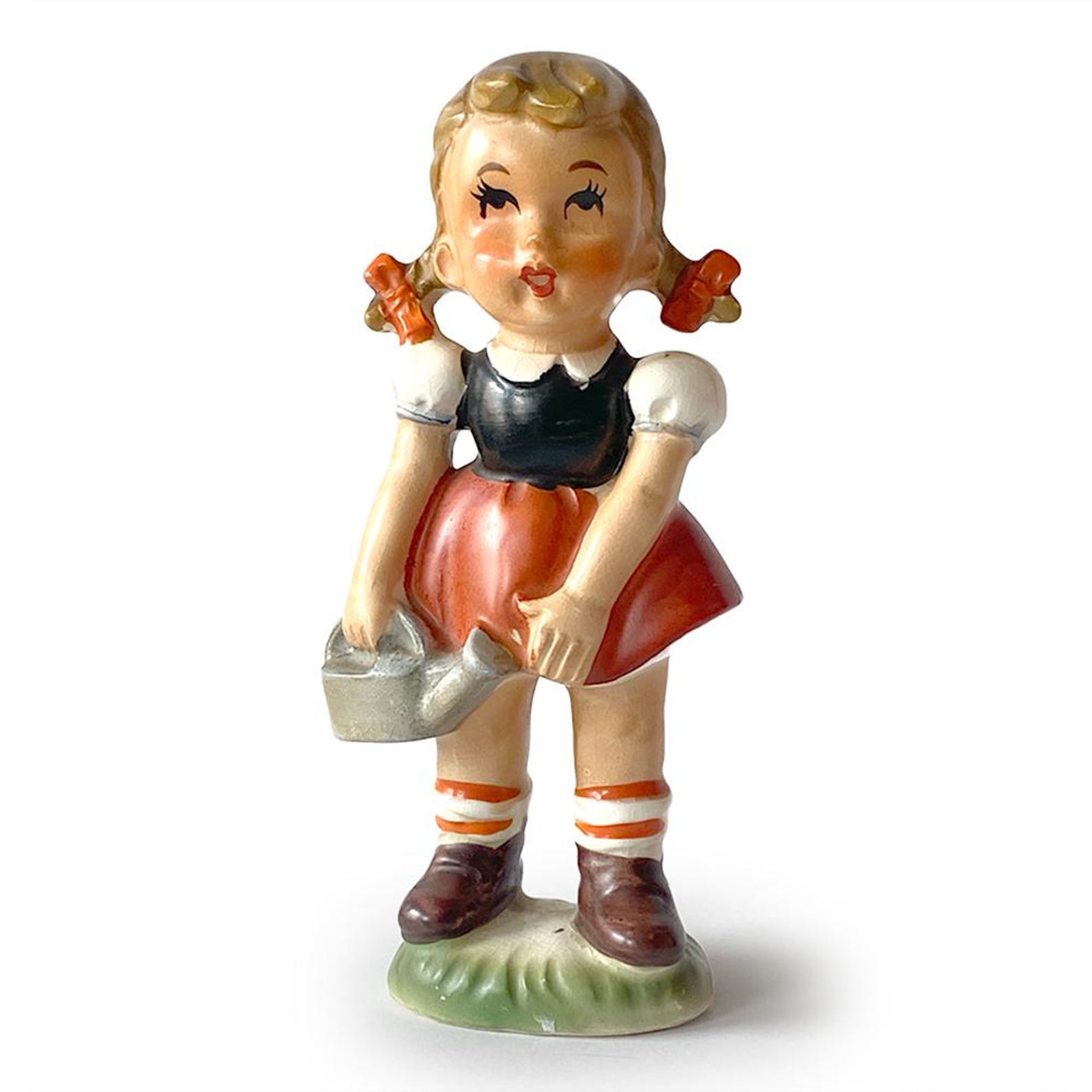 Cute Vintage Porcelain Figurine H16cm - Etsy