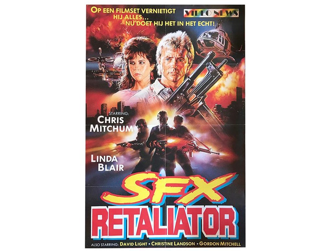 SFX Retaliator Vintage Movie Poster XL Mint Condition - Etsy