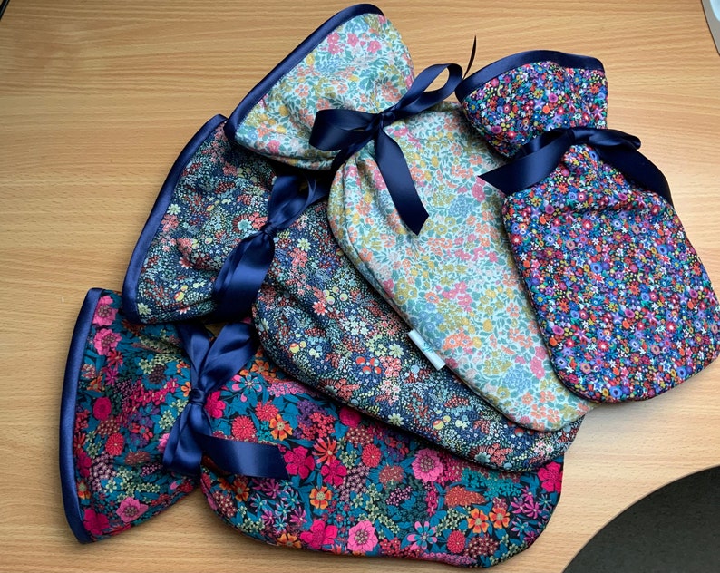 Cosy Hot Water Bottle Cover Made From Libertys Tana Lawn Fabric - Etsy