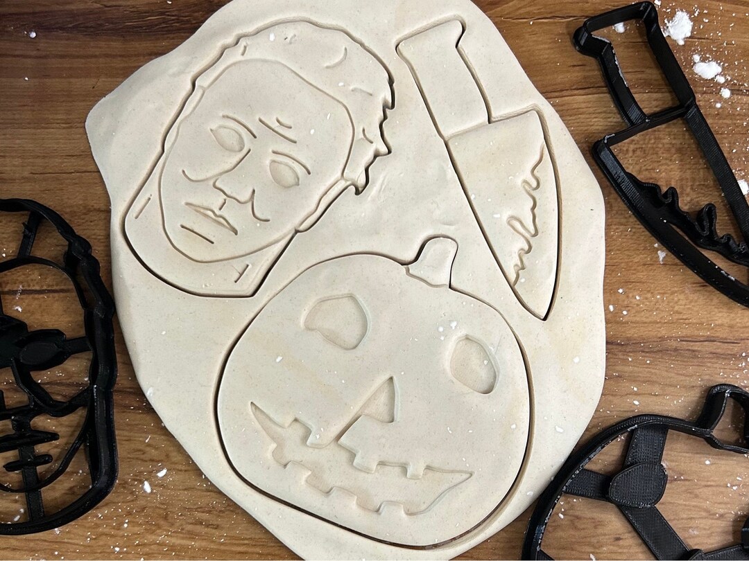 Halloween Slasher Cookie Cutter Set Horror Movie Spooky - Etsy