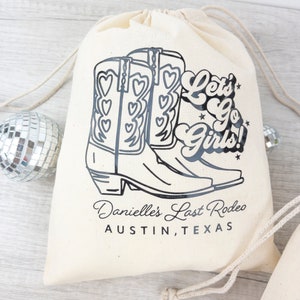 Custom Last Rodeo Bachelorette Bag | Let's Go Girls | Cowgirl Tote Bag ...