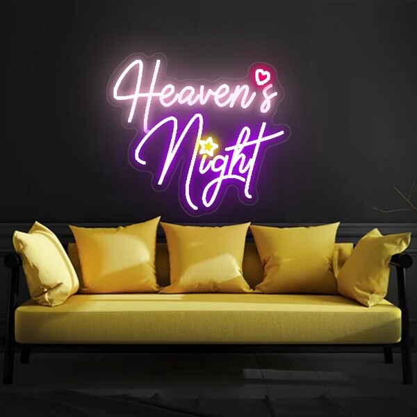 Heavens Night Neon Sign - Etsy