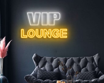Vip Lounge Neon Sign - Etsy