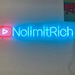 Custom Youtube Neon Sign Neon Youtuber Light Custom Youtuber Neon Sign ...