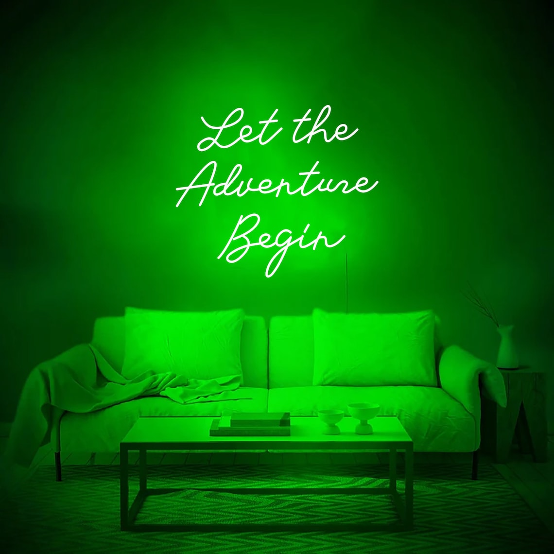 Let the Adventure Begin Led Neon Sign Home Decor Custom Party - Etsy