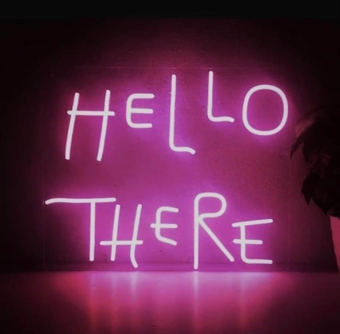 Led Hello There Neon Light / Led Hello There Neon Sign / - Etsy