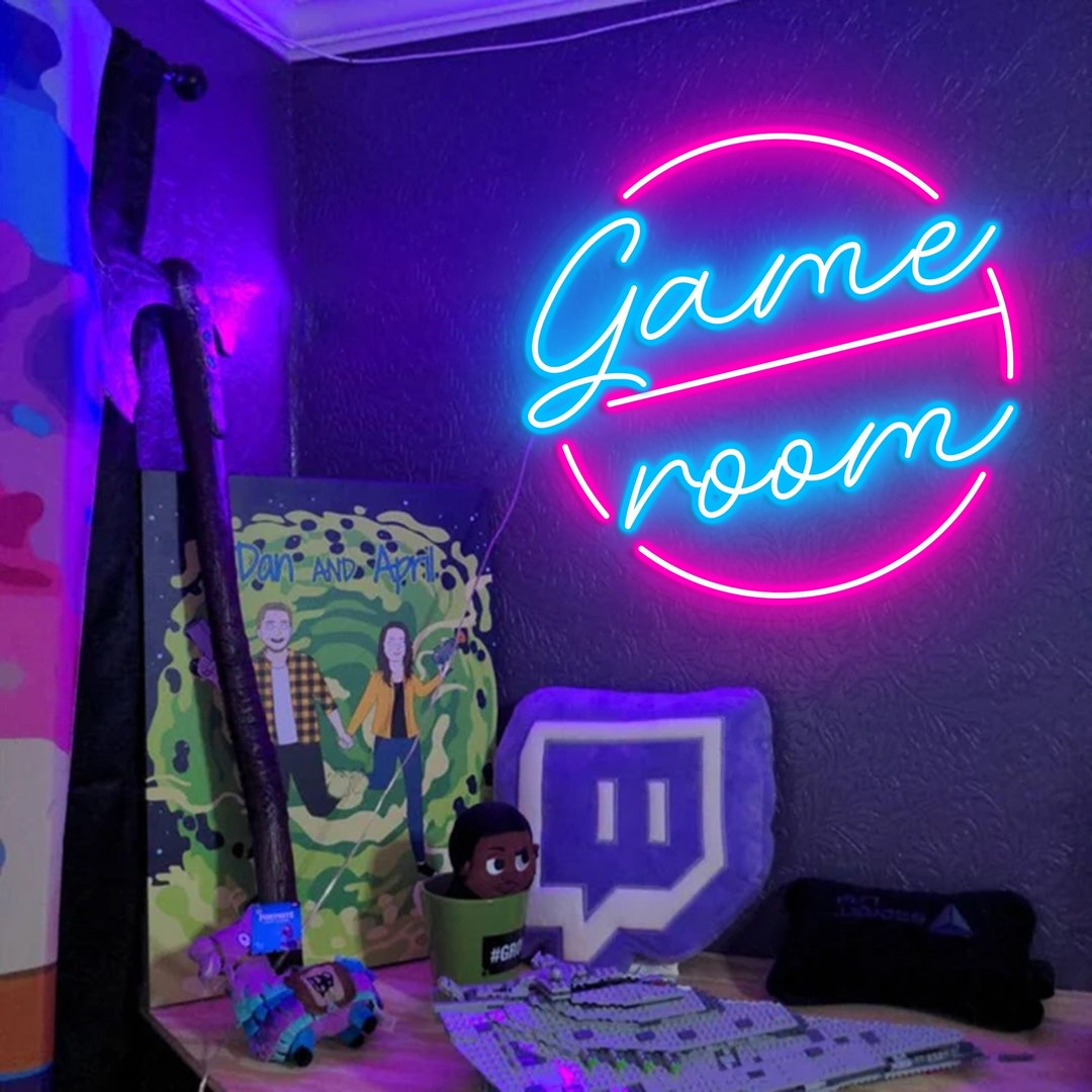 Game Room Led Neon Sign Game Room Decor Game Room Wall Decor Twitch ...