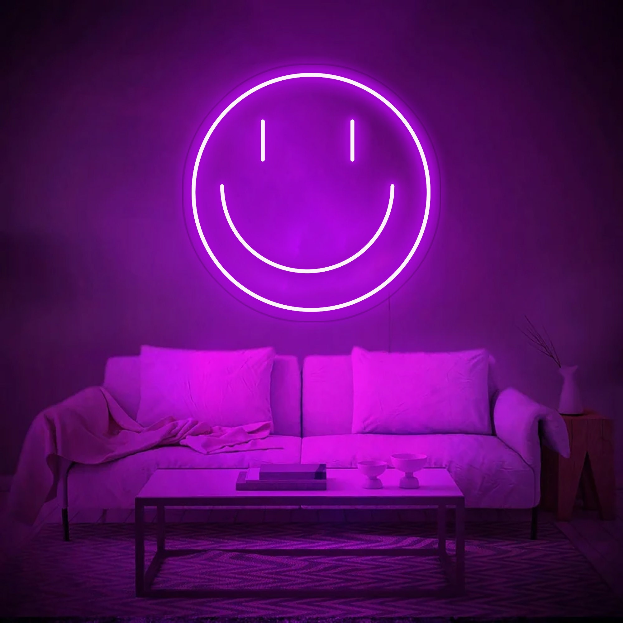 Smile Neon Signhome Decorationwall Art Neon LED Light for - Etsy