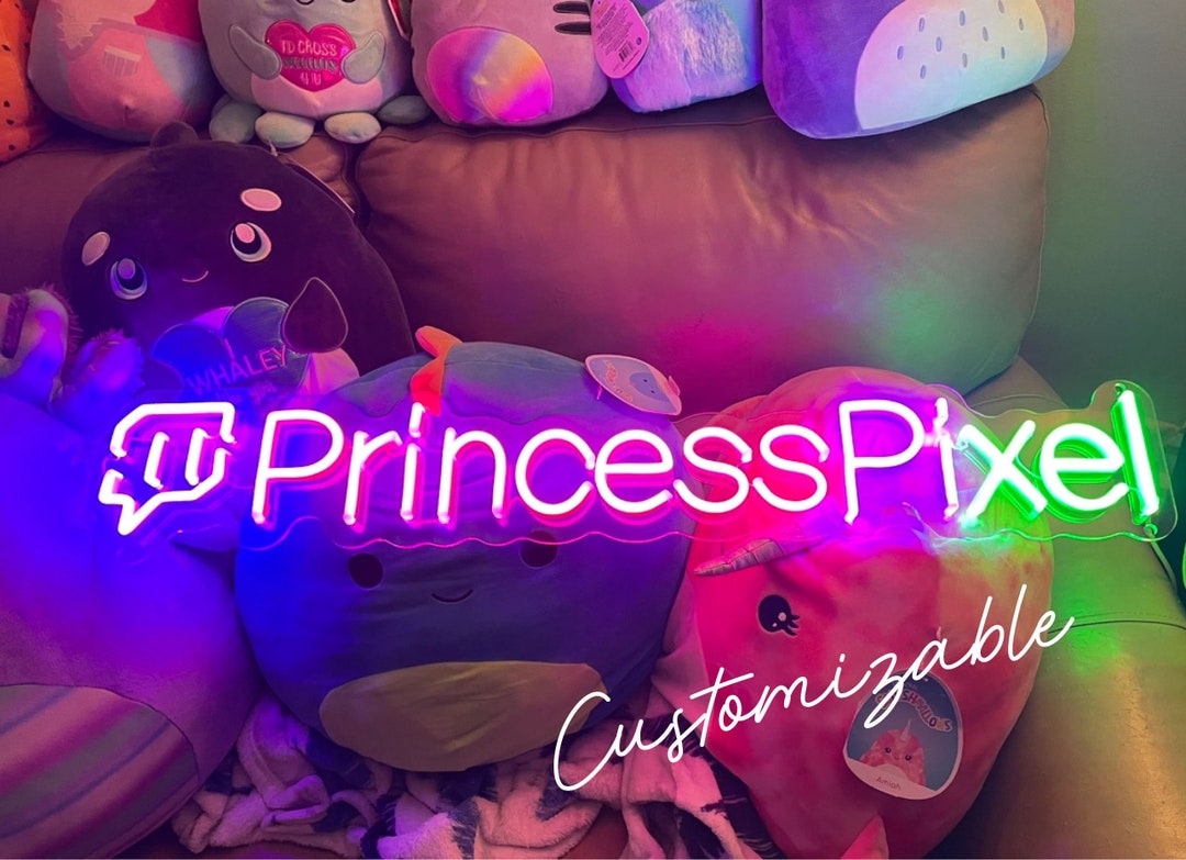 Custom Streamer Neon Sign Custom Colorful Neon Sign Custom Gamer Neon ...