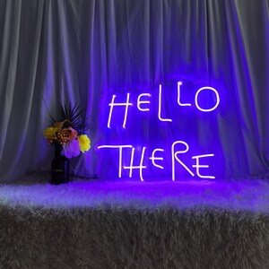 Led Hello There Neon Light / Led Hello There Neon Sign / Birthday Gift ...