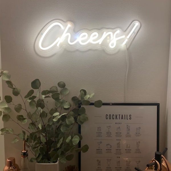 Cheers Sign - Etsy
