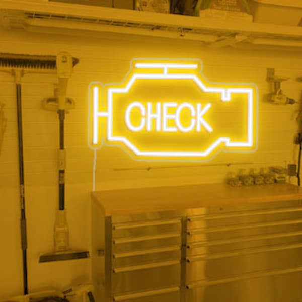 Check Engine Neon Signs - Etsy