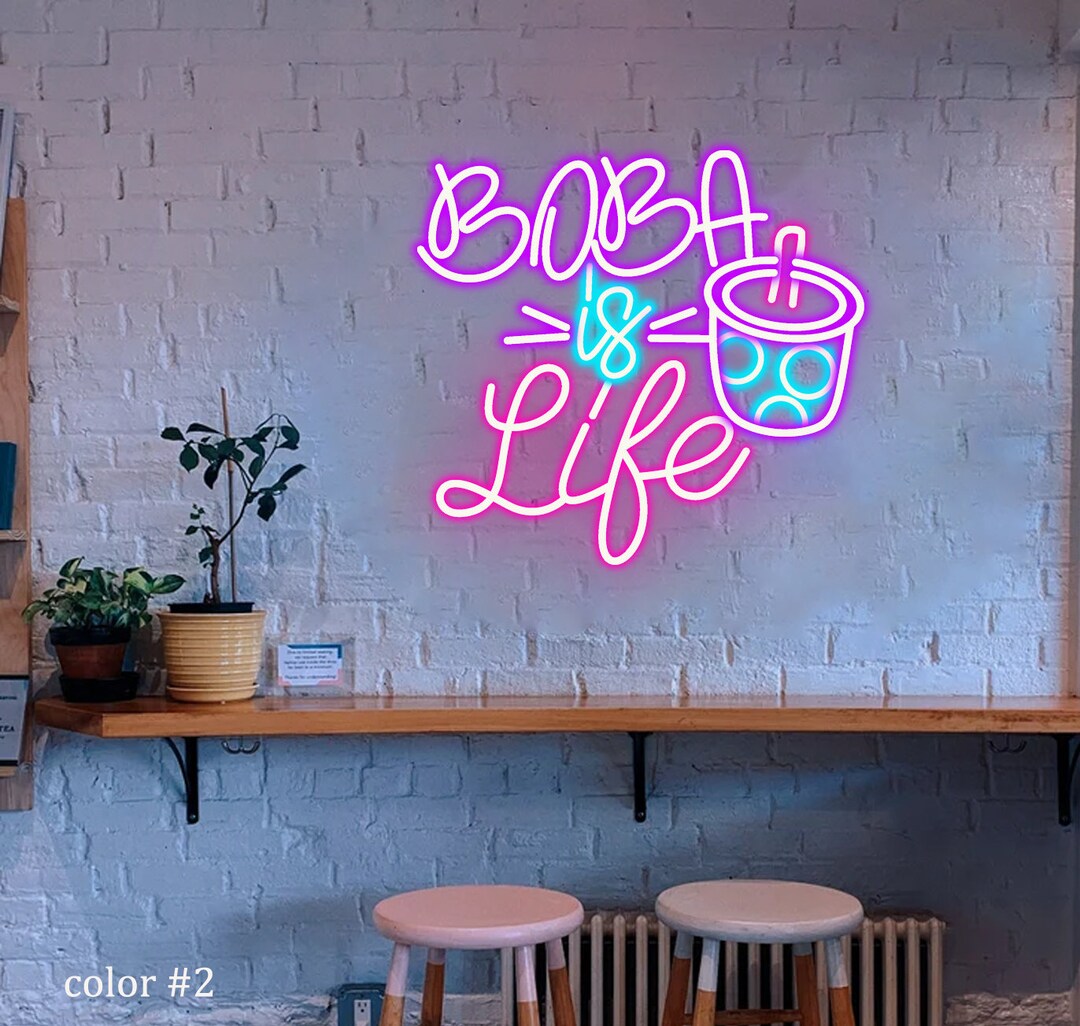 Neon Sign Boba Tea Neon Sign Bubble Tea Neon Signs Neon - Etsy Australia