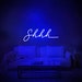 Shhh LED Neon Sign,shhh Led Sign,shhh Neon Light,shhh Wall Decor,neon ...