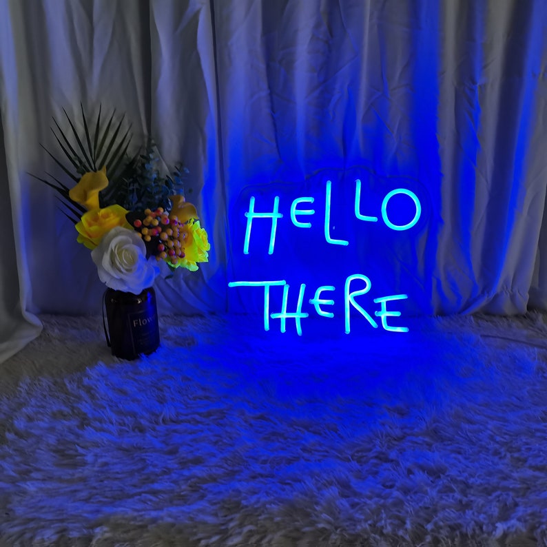 Led Hello There Neon Light / Led Hello There Neon Sign / - Etsy