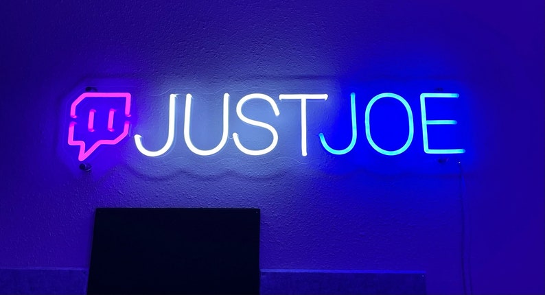 Custom Twitch Username Neon Sign Twitch Neon Light Custom - Etsy