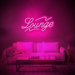 Lounge Neon Sign,club Neon Sign, Shop Led Sign, Bar Neon Sign, Pub Shop ...