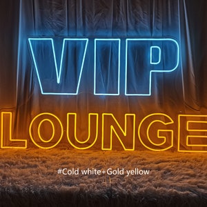 VIP Lounge Neon Sign,club Neon Sign, Shop Led Sign, Bar Neon Sign, Pub ...
