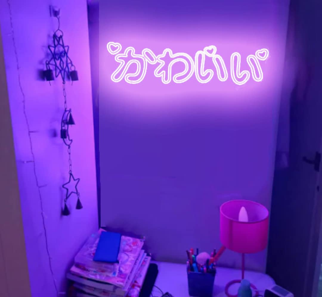Custom Kawaii Style Anime Neon Sign for Baby Girl Gift Birthday Home ...