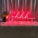 Shhh LED Neon Sign,shhh Led Sign,shhh Neon Light,shhh Wall Decor,neon ...
