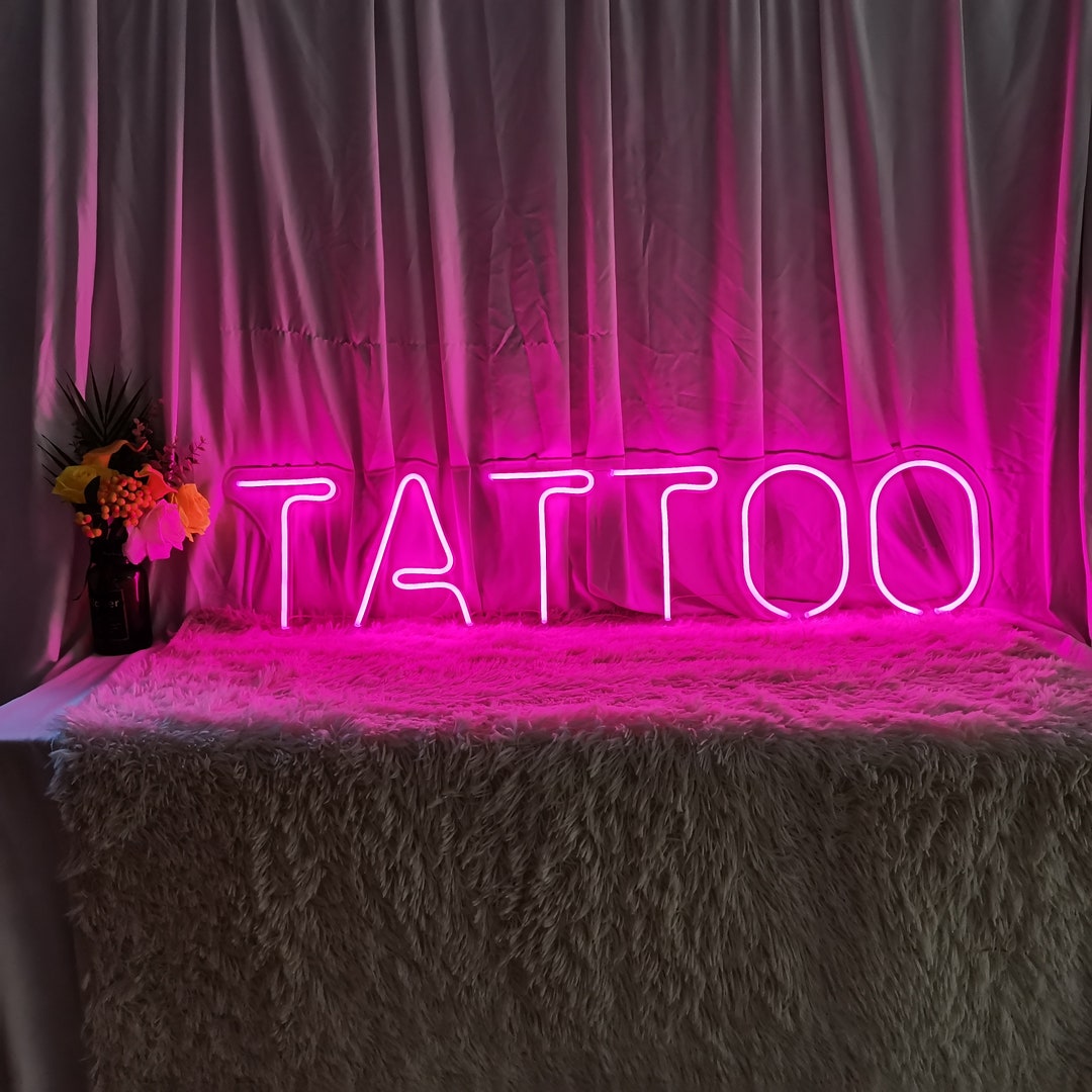 Tattoo Led Neon Sign Store Sign, Tattoo Studio Sign, Beauty Salon Sign ...