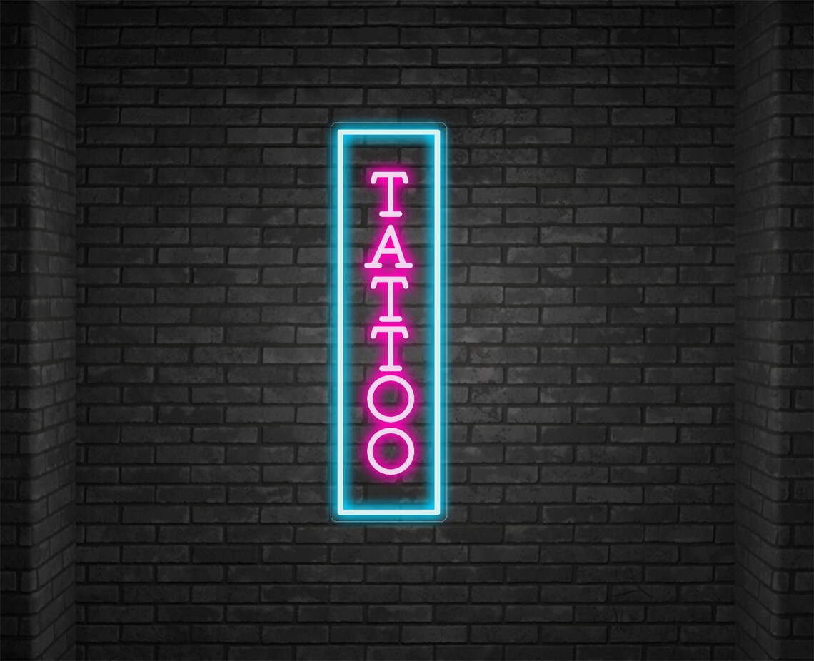 Tattoo Led Neon Sign Store Sign, Tattoo Studio Sign, Beauty Salon Sign ...