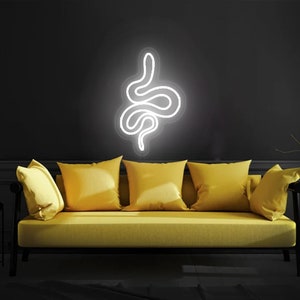 Snake Led Neon Sign Neon Light Home Decor Custom Made Neon - Etsy