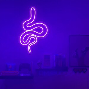 Snake Led Neon Sign Neon Light Home Decor Custom Made Neon Light for ...