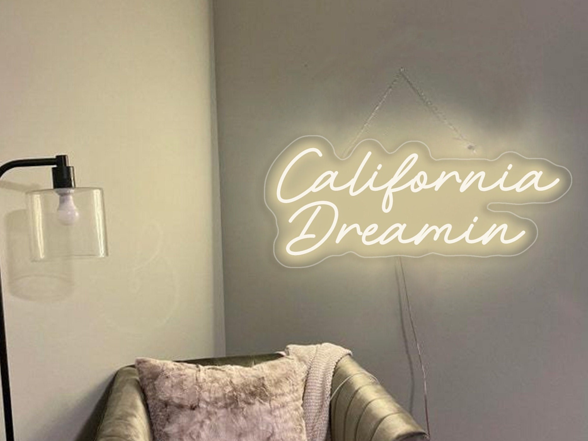 California Dreaming LED Neon Sign California Dreaming Sign - Etsy