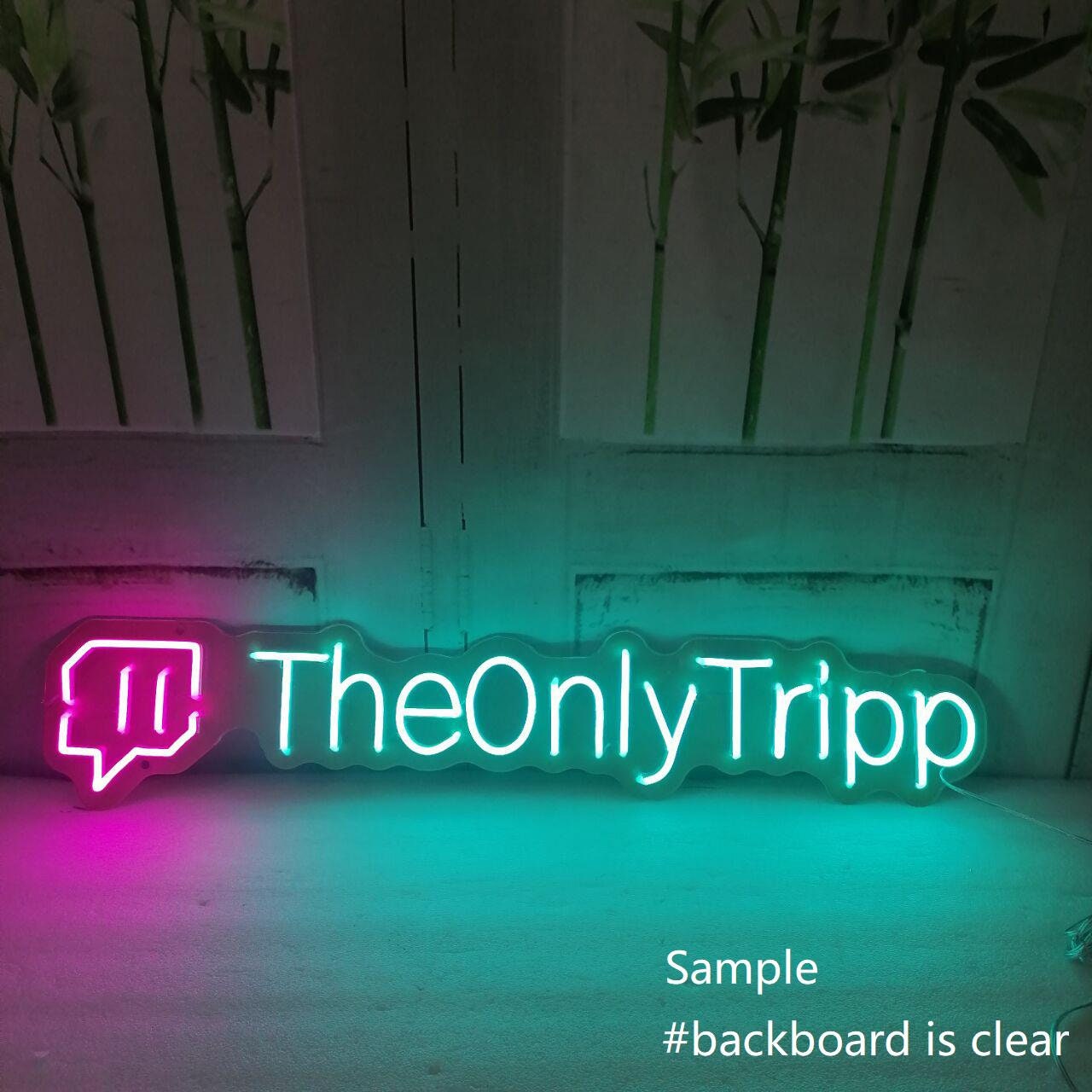 Custom Twitch Username Neon Sign Twitch Neon Light Custom | Etsy UK