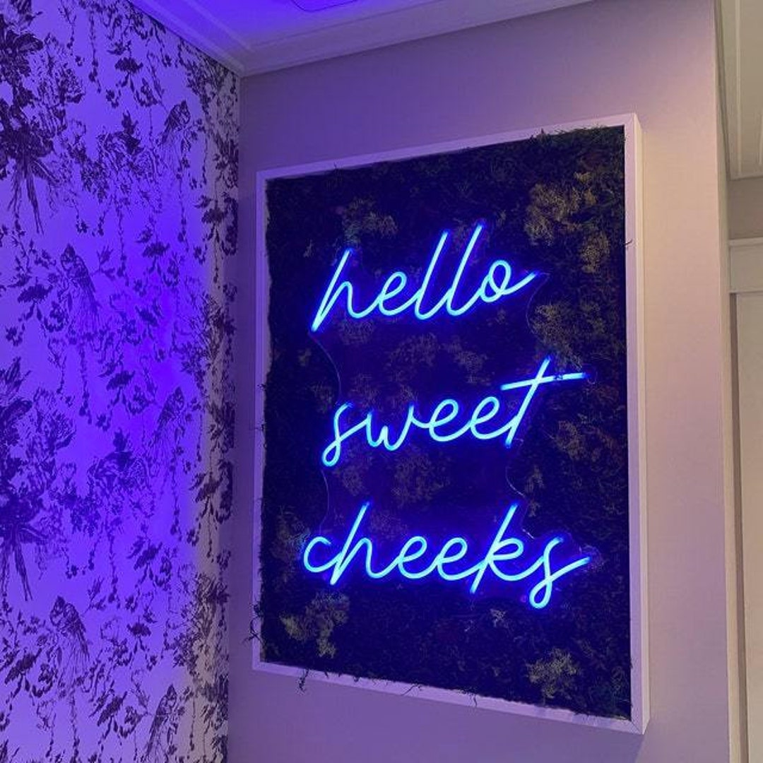 Hello Sweet Cheeks Led Neon Light / Led Neon Sign / Birthday Gift ...