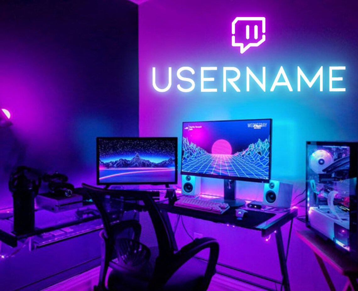 Custom Gamer Tag Sign Username Neon Sign Custom Neon Sign - Etsy Canada