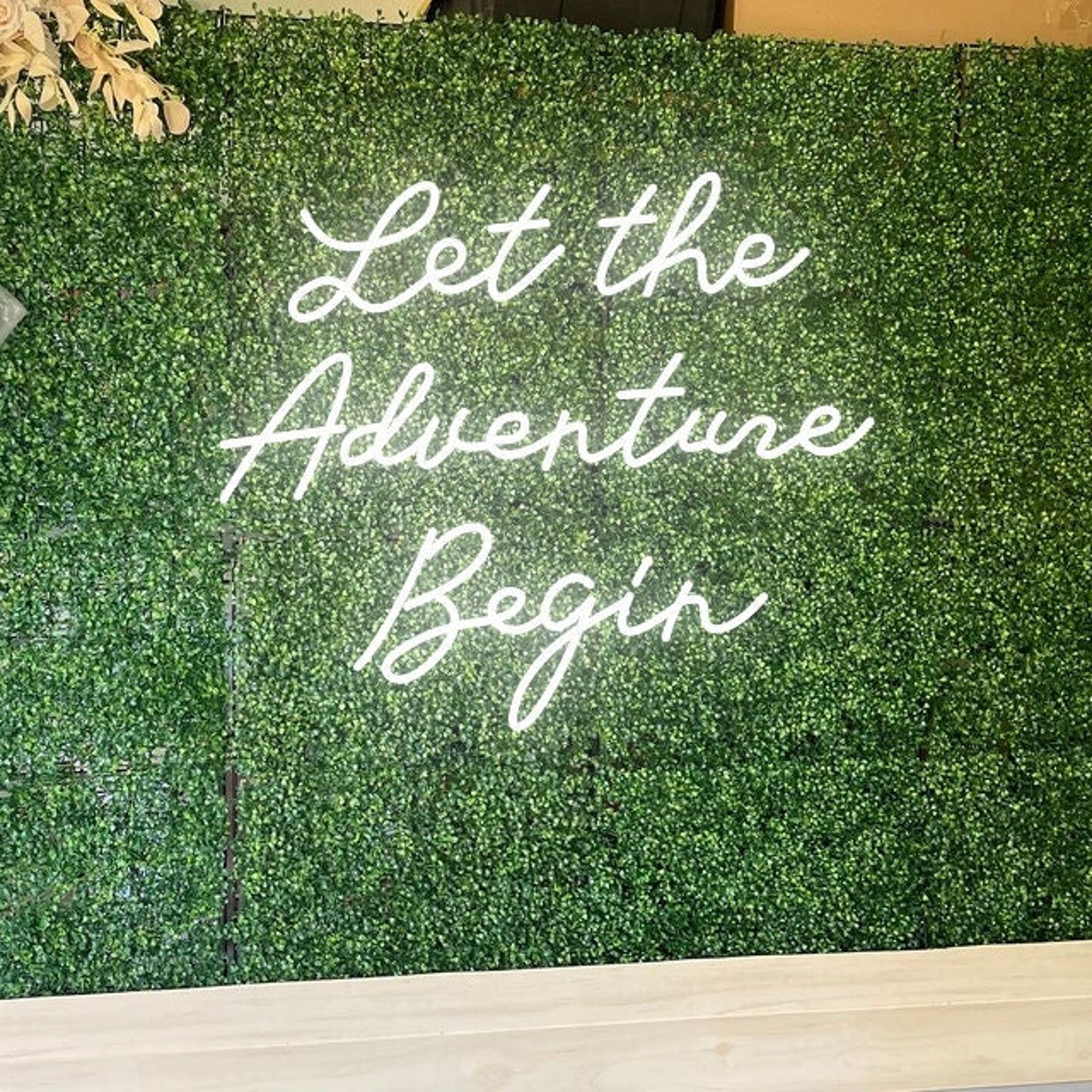 Let the Adventure Begin Led Neon Sign Home Decor Custom Party - Etsy