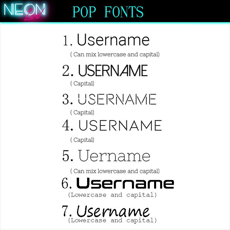 Custom Gamer Tag Sign Username Neon Sign Custom Neon Sign - Etsy Canada