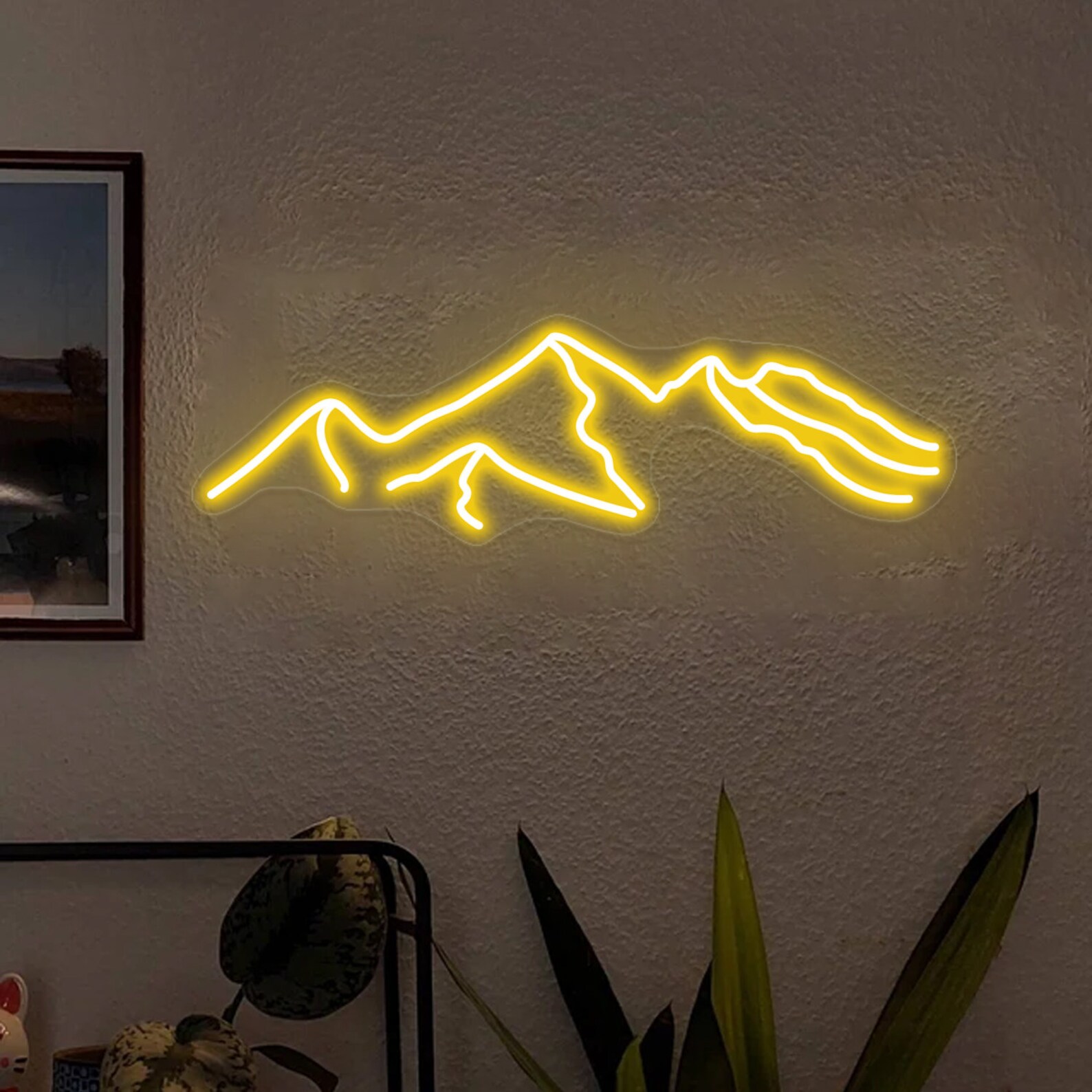 Mountains Led Neon Sign Neon Light Home Decor Custom Made Neon Light ...