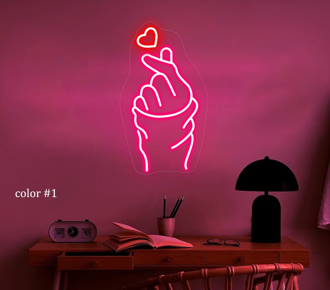 BTS LED Neon Sign K-pop Korea Love Fandom Neon Sign Korea - Etsy