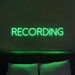 Recording LED Neon Sign Recording Led Sign Recording Light - Etsy