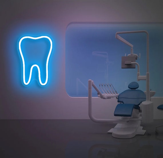 Tooth Led Neon Sign Dental Clinic Decor Neon Light Home Decor - Etsy