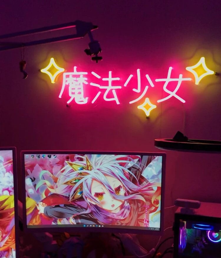 Custom Korean Neon Sign Custom Japanese Neon Sign Custom Kanji Neon ...