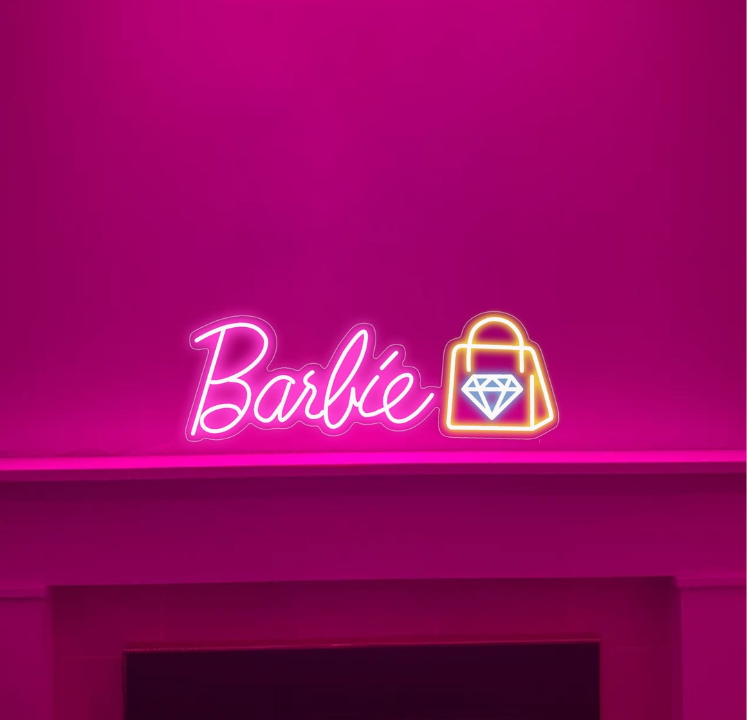 Barbie Neon Sign, Neon Birthday Gift, Custom Sign, Personalized Light ...