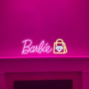 Barbie Neon Sign, Neon Birthday Gift, Custom Sign, Personalized Light ...